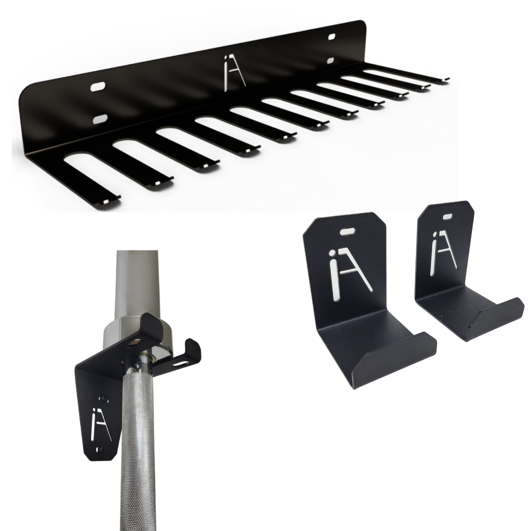 BEAST BUNDLE - (OMEGA BEAST - BENCH BRACKETS - BARBELL HANGER) – IRON ...